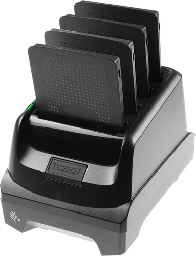Acculader 4-voudig voor Zebra TC22, TC27 | POSdata.nl